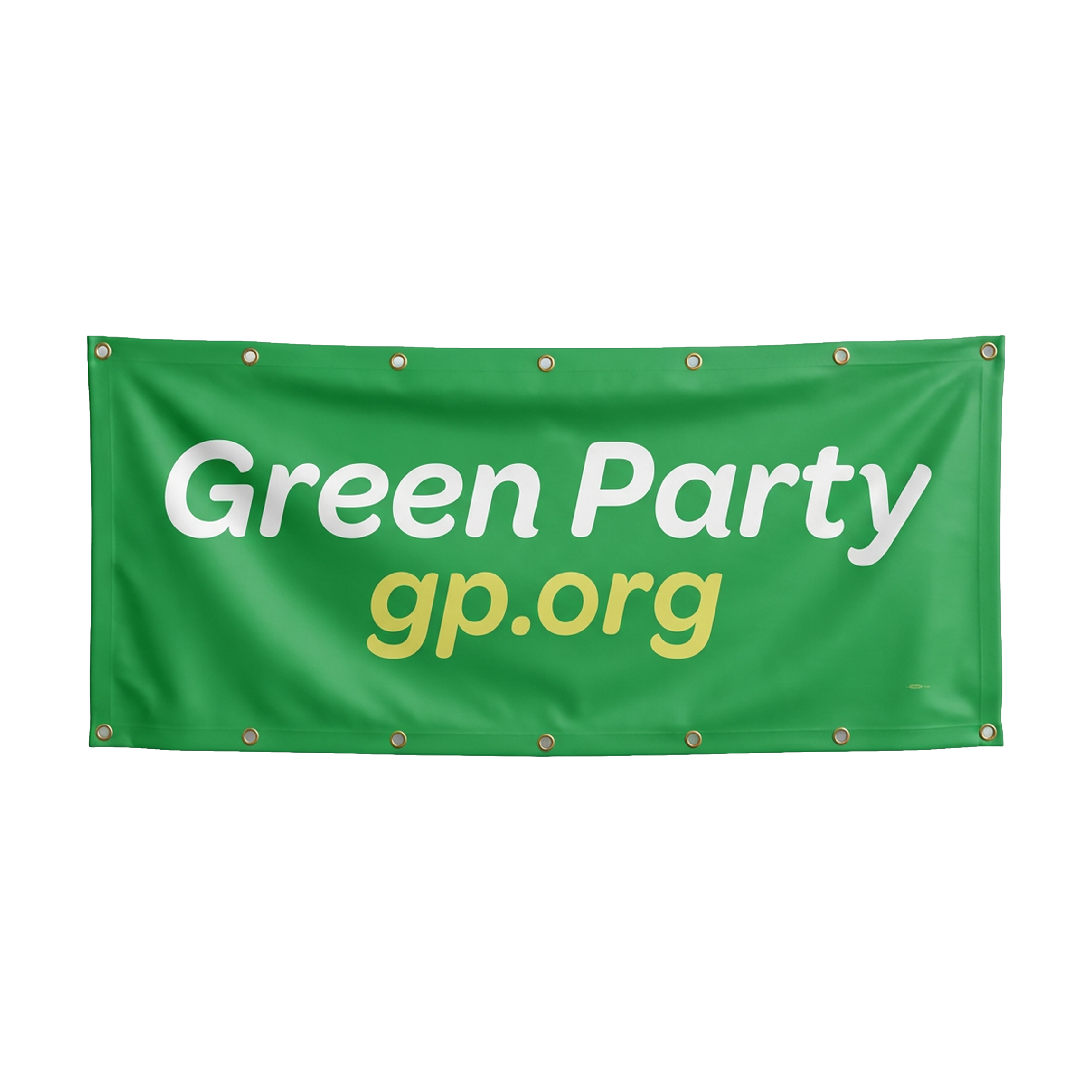 Green Party Banner - 5.7' x 2.3' – Green Party of the United States Shop
