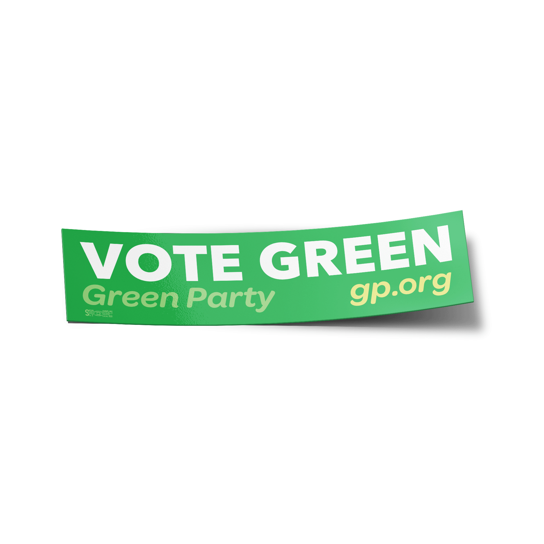 Vote Green Bumper Sticker Pack – Green Party of the United States Shop